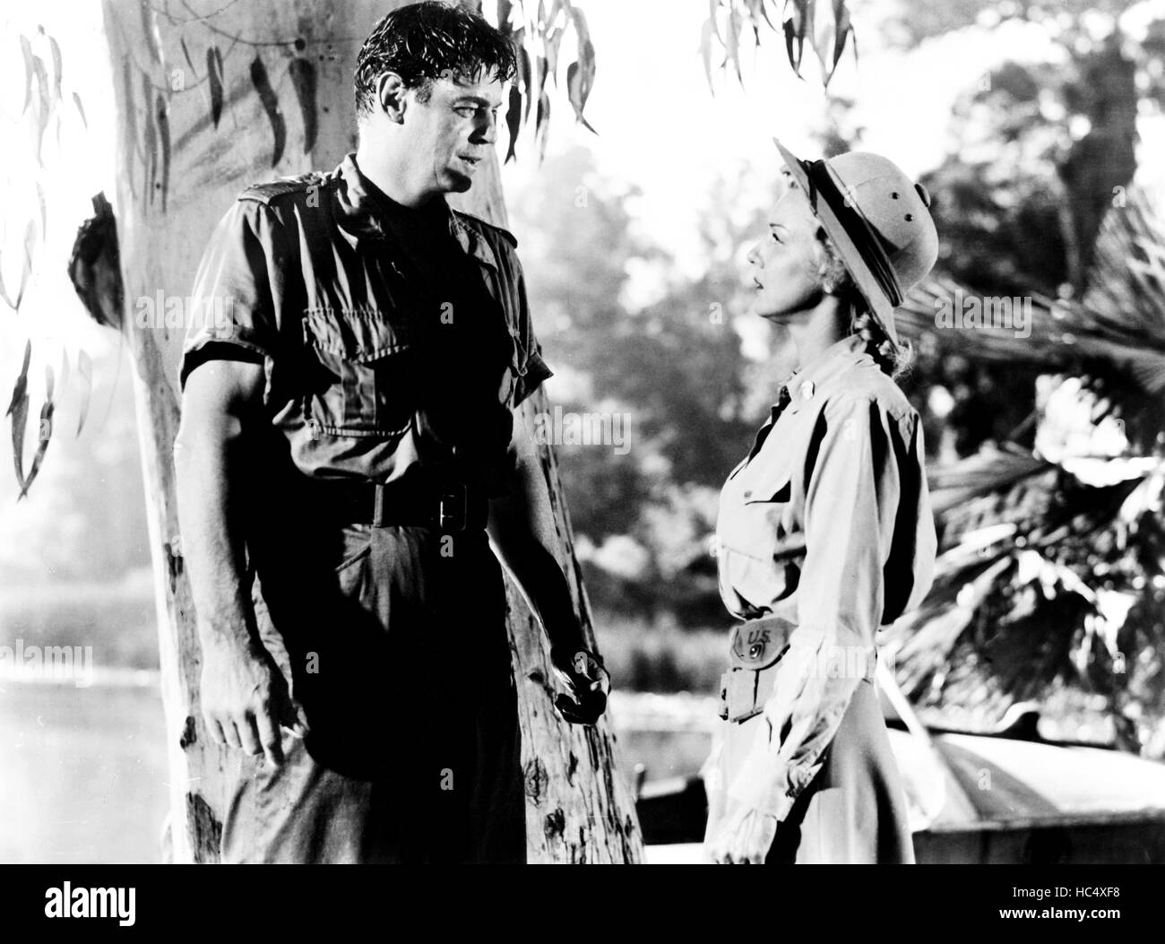 PYGMY ISLAND, from left, Johnny Weissmuller, Ann Savage, 1950 Stock ...