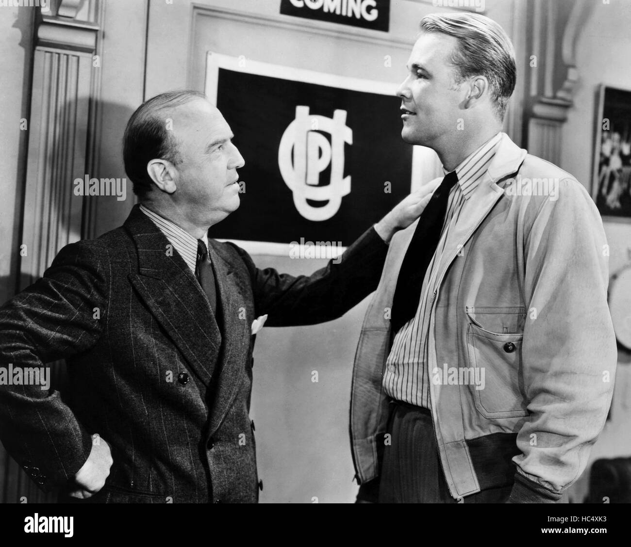 THE QUARTERBACK, from left, William Frawley, Wayne Morris, 1940 Stock ...