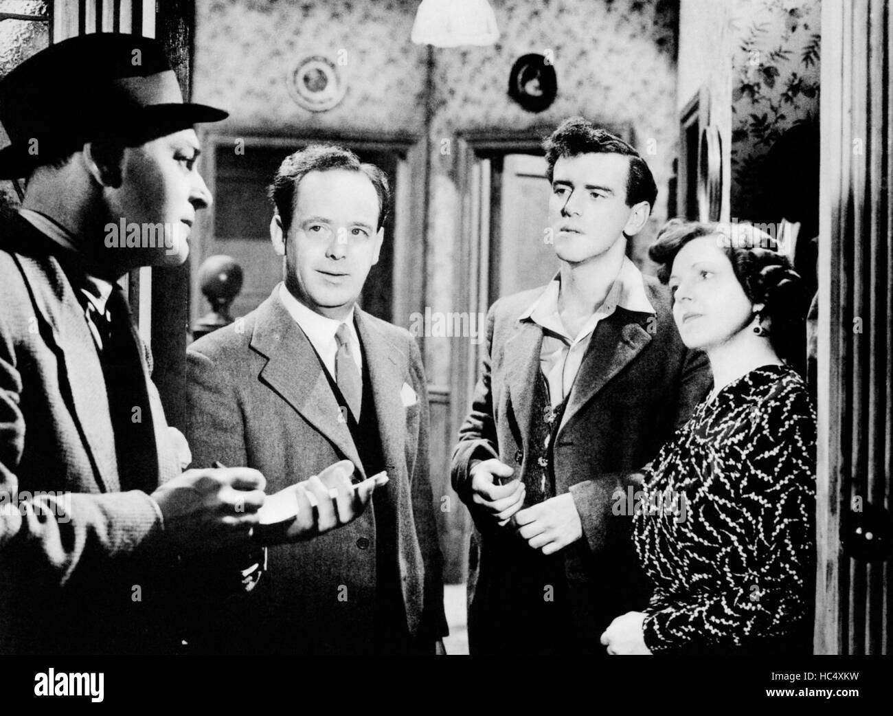 QUARTET, from left: Cyril Chamberlain, Mervyn Johns, George Cole ...