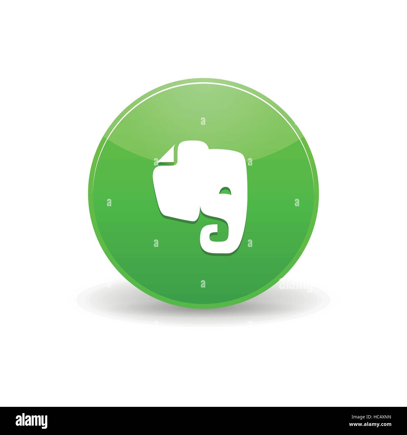 Evernote icon, simple style Stock Vector Image & Art - Alamy