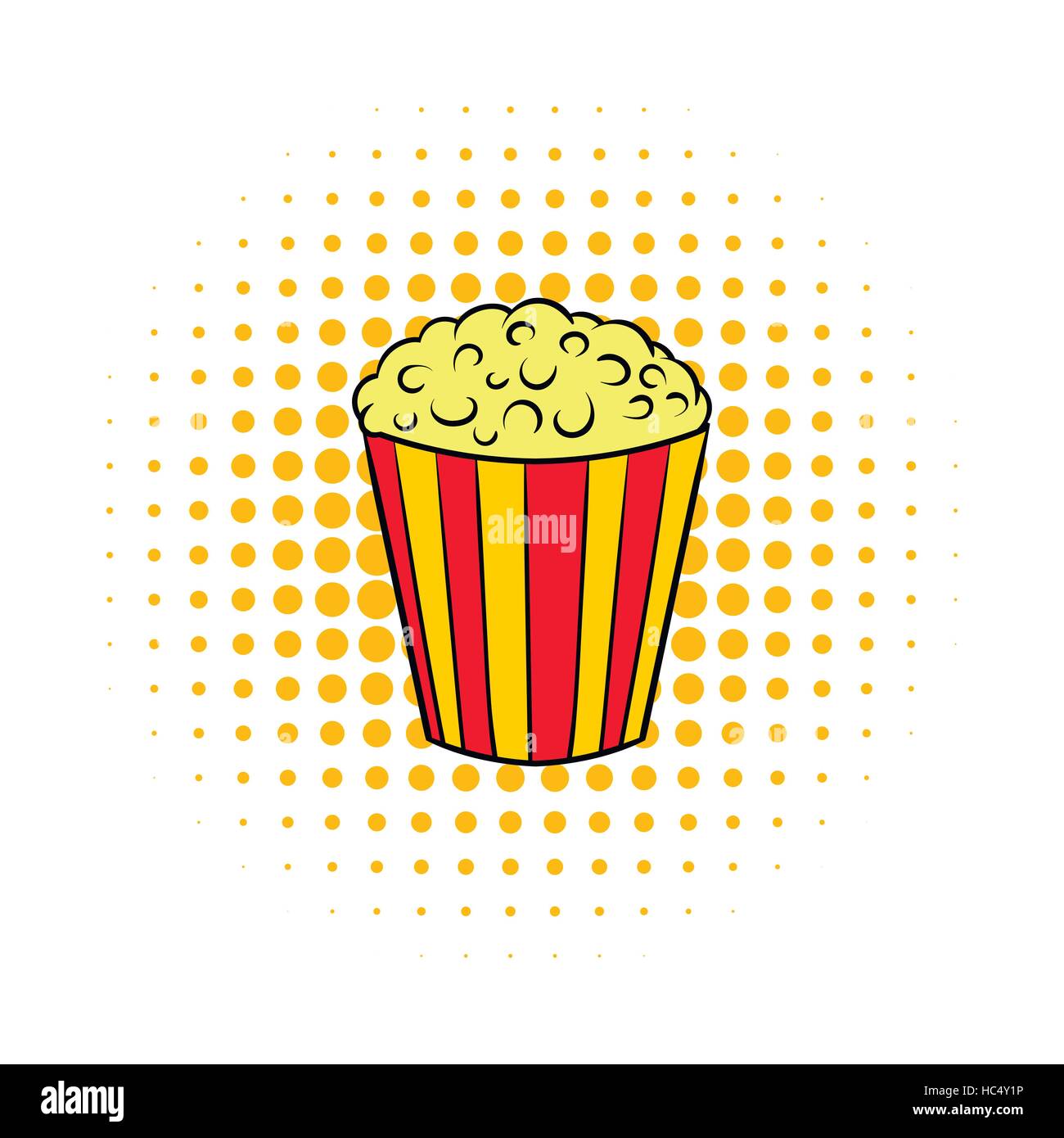 Popcorn comics icon Stock Vector Image & Art - Alamy
