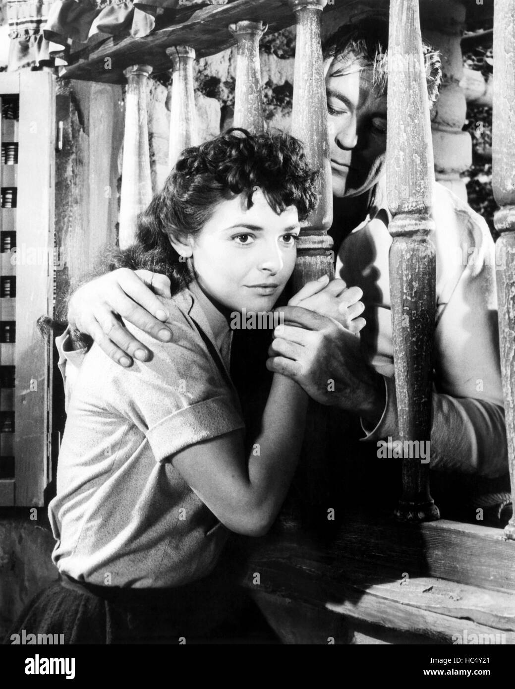 THE RESTLESS BREED, from left, Anne Bancroft, Scott Brady, 1957 Stock ...
