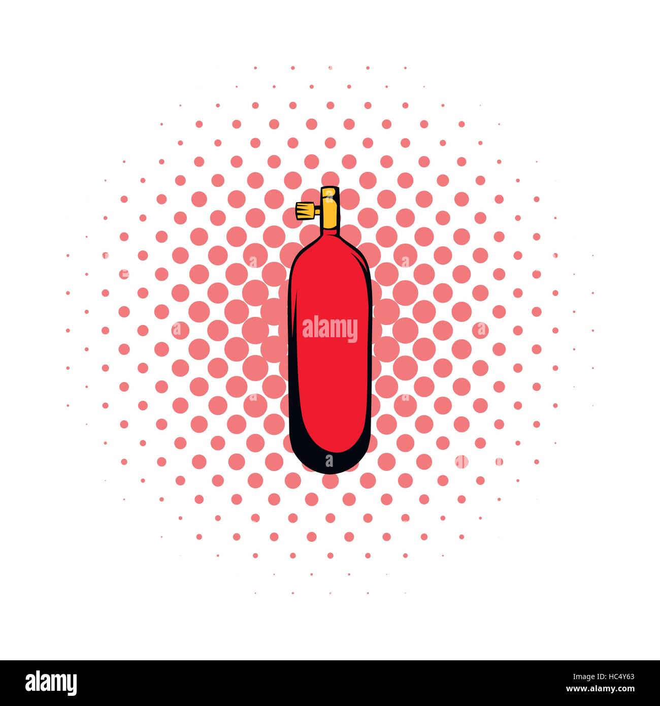 Bottle gas comics icon Stock Vector Image & Art - Alamy