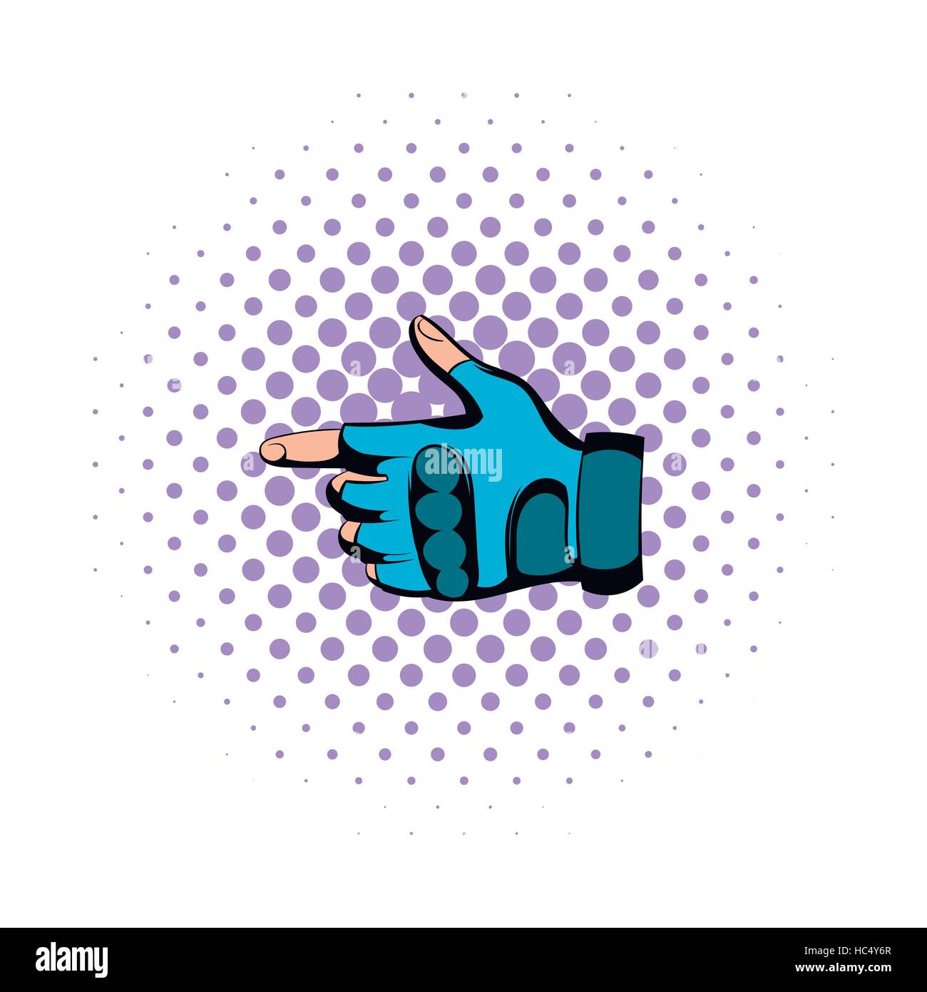 Gloves comics icon Stock Vector Image & Art - Alamy
