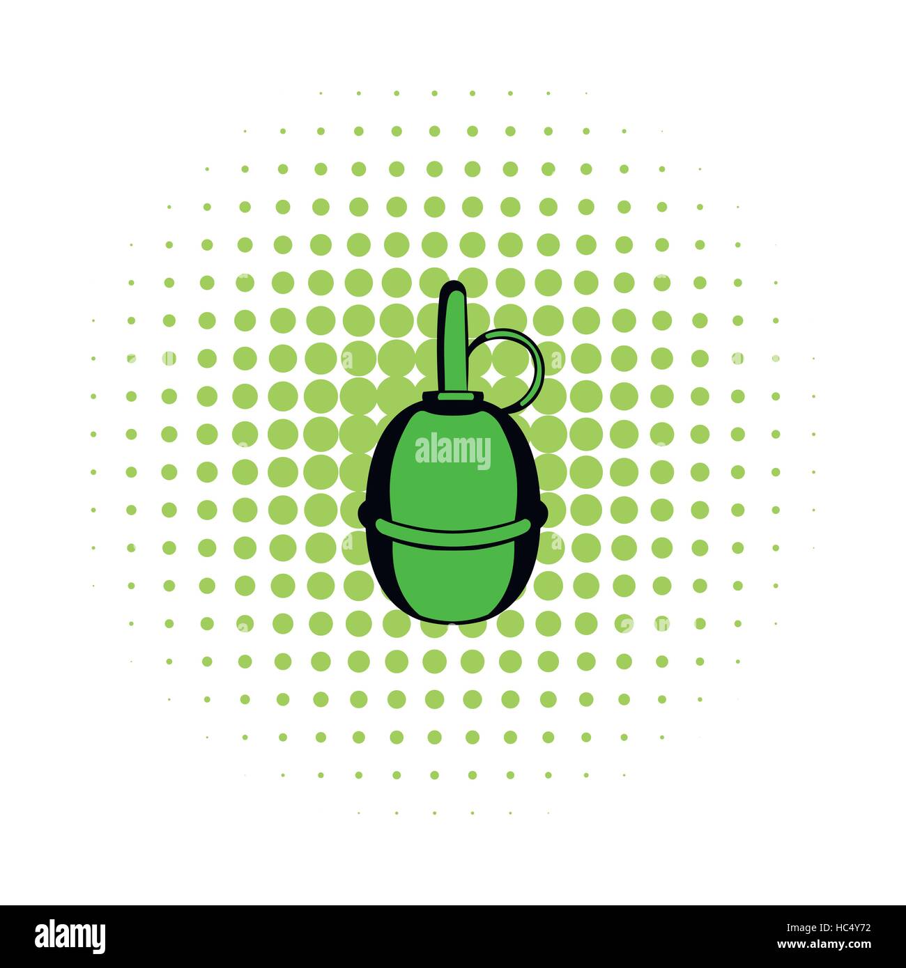 Hand grenade comics icon Stock Vector Image & Art - Alamy