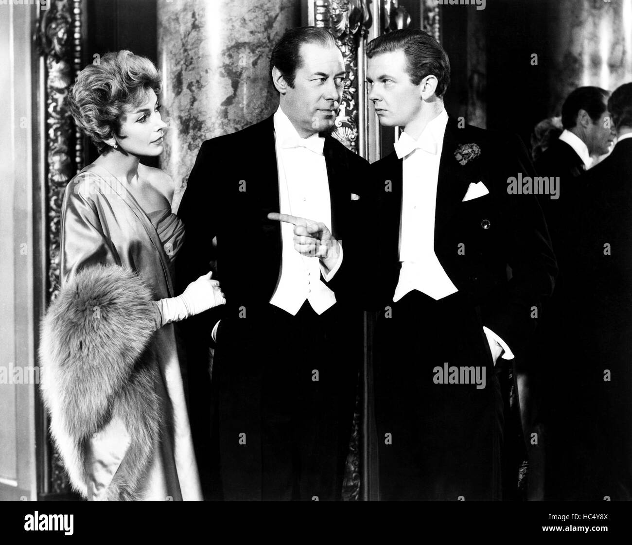 THE RELUCTANT DEBUTANTE, from left, Kay Kendall, Rex Harrison, Peter ...