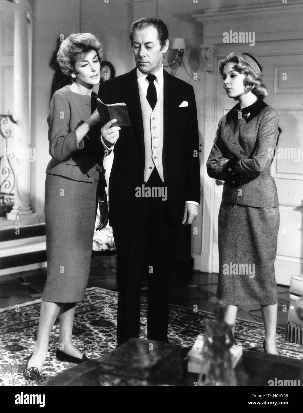 THE RELUCTANT DEBUTANTE, from left, Kay Kendall, Rex Harrison, Sandra ...