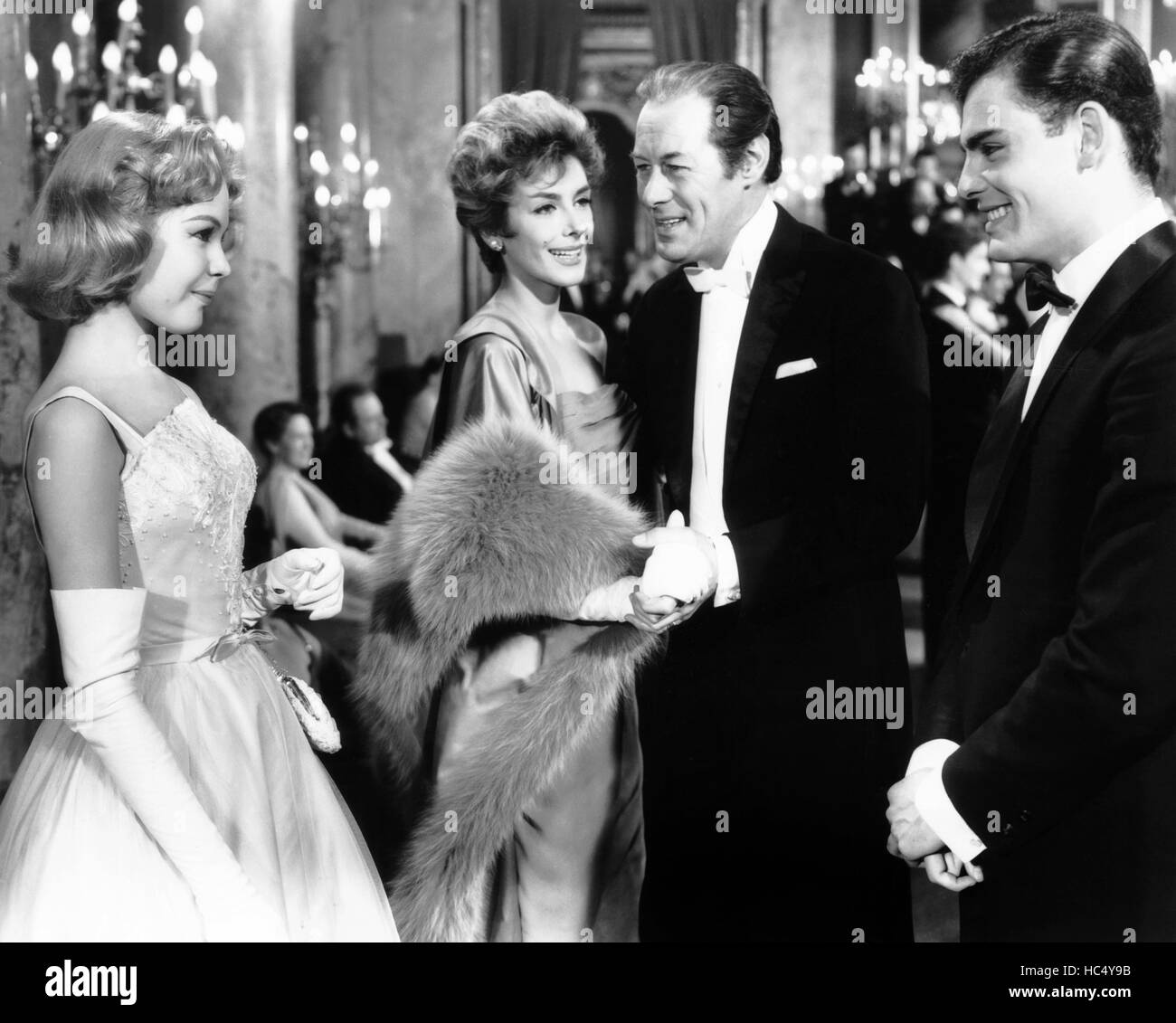 THE RELUCTANT DEBUTANTE, from left, Sandra Dee, Kay Kendall, Rex ...