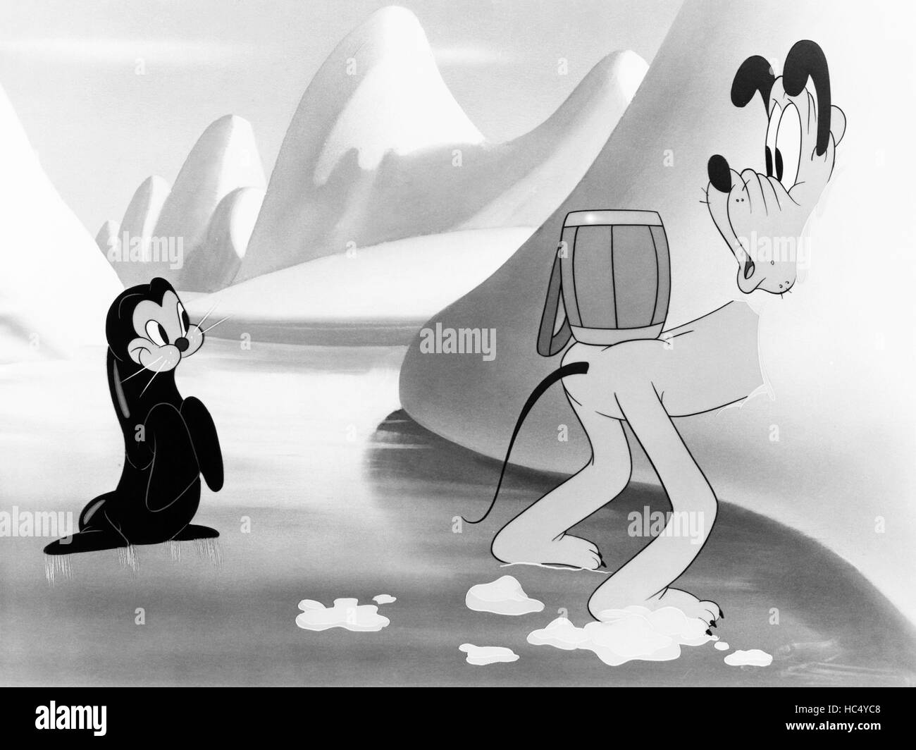 RESCUE DOG, Pluto (right), 1947 Stock Photo - Alamy