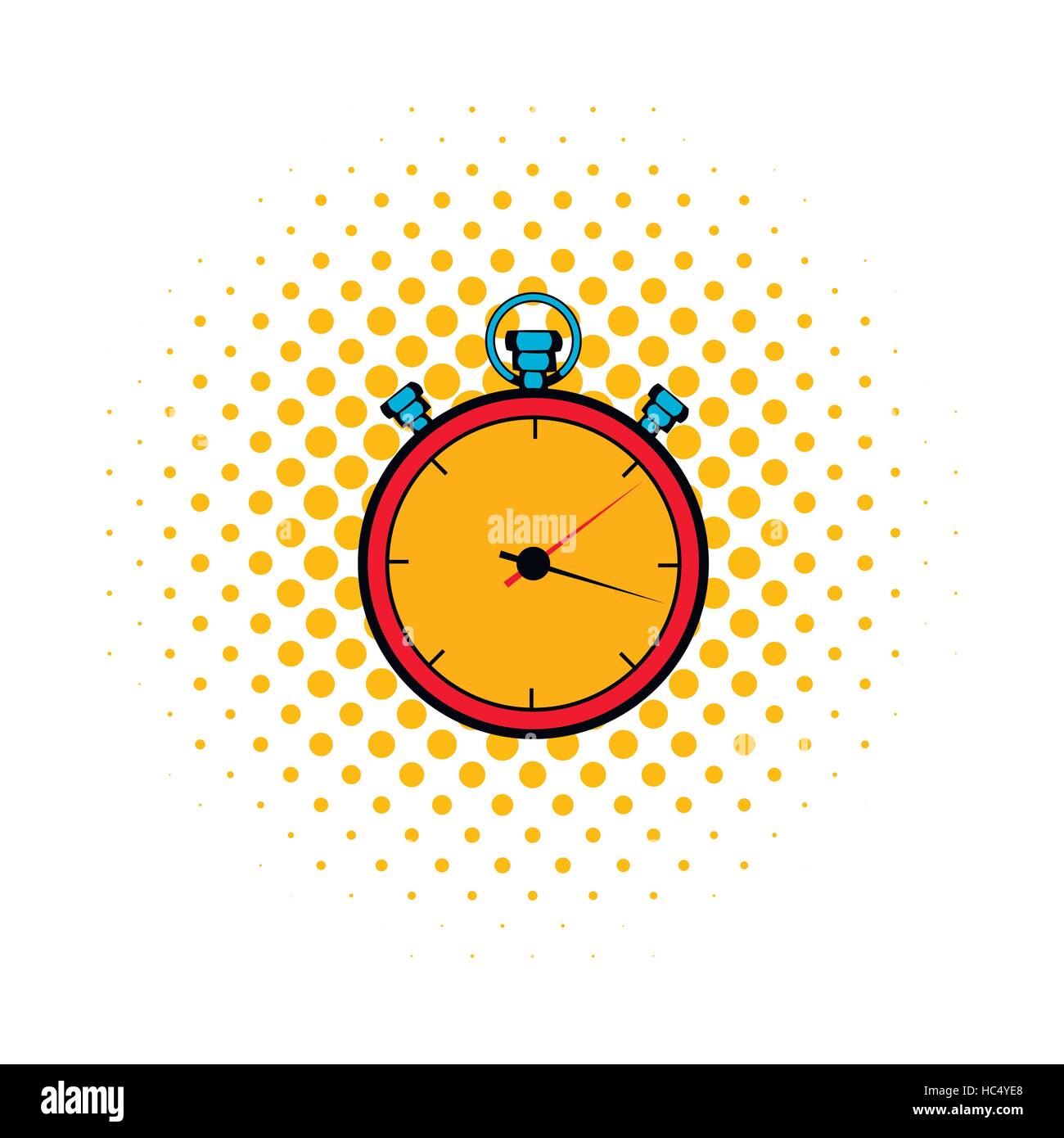 Stopwatch comics icon Stock Vector Image & Art - Alamy