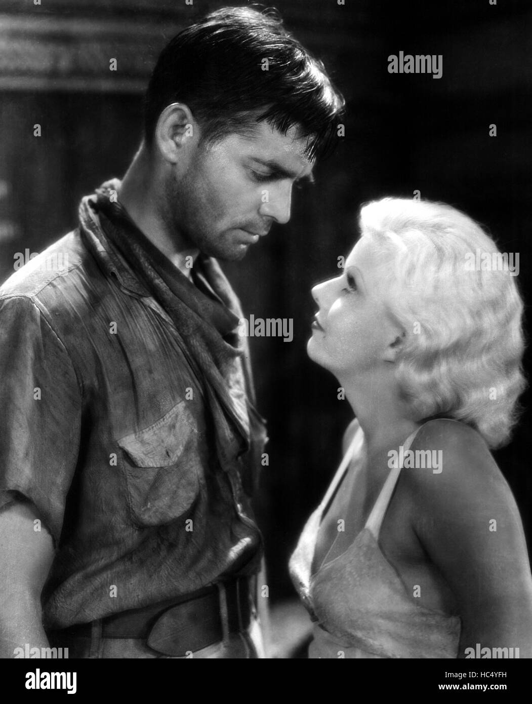 RED DUST, Clark Gable, Jean Harlow, 1932 Stock Photo - Alamy