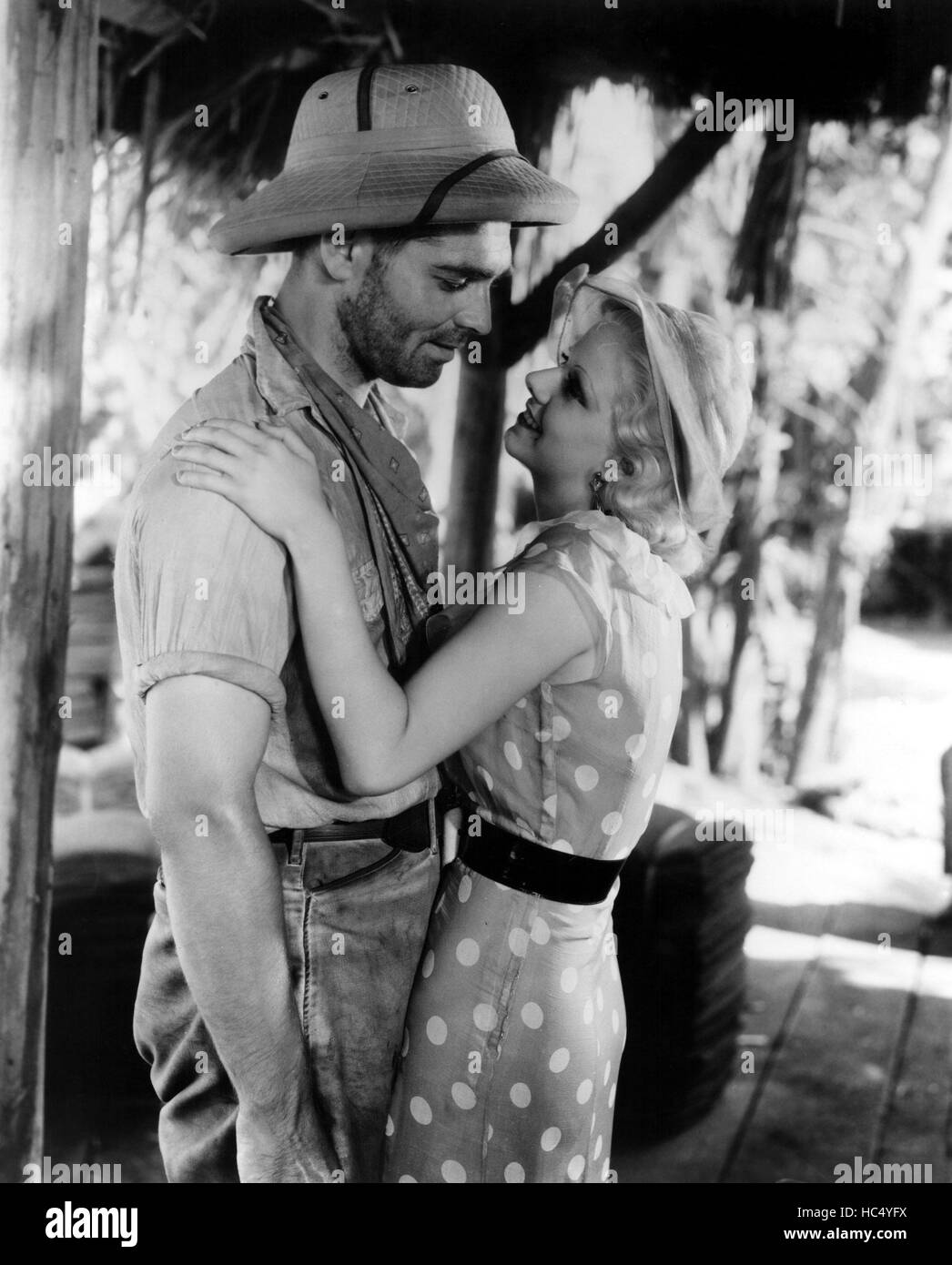 RED DUST, Clark Gable, Jean Harlow, 1932 Stock Photo - Alamy