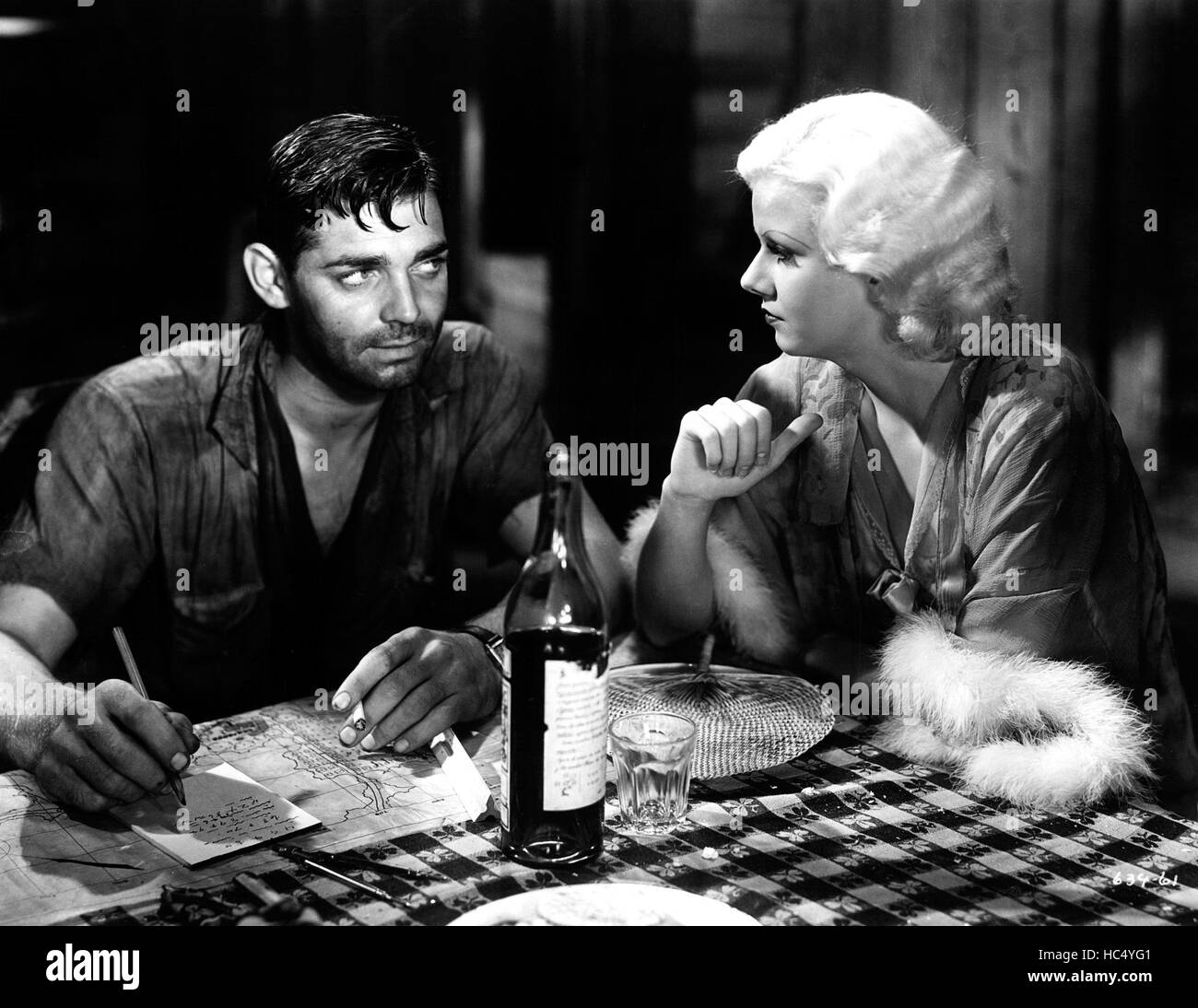 RED DUST, Clark Gable, Jean Harlow, 1932 Stock Photo - Alamy