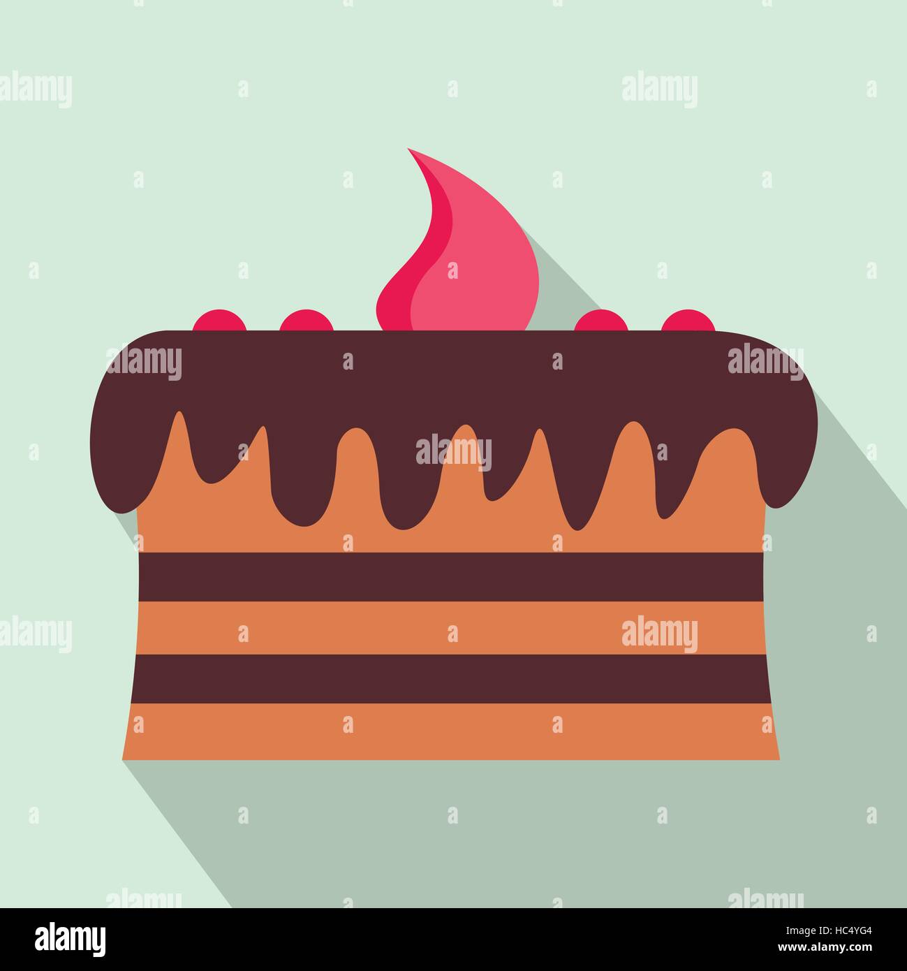 Dark chocolate mousse Stock Vector Images - Alamy