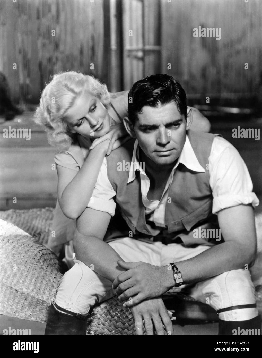 RED DUST, Jean Harlow, Clark Gable, 1932 Stock Photo - Alamy