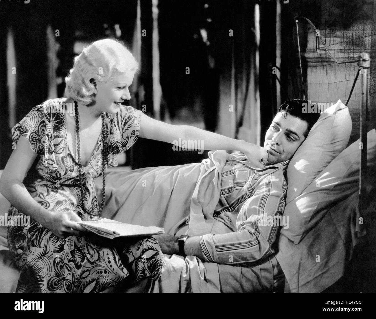RED DUST, from left, Jean Harlow, Clark Gable, 1932 Stock Photo - Alamy