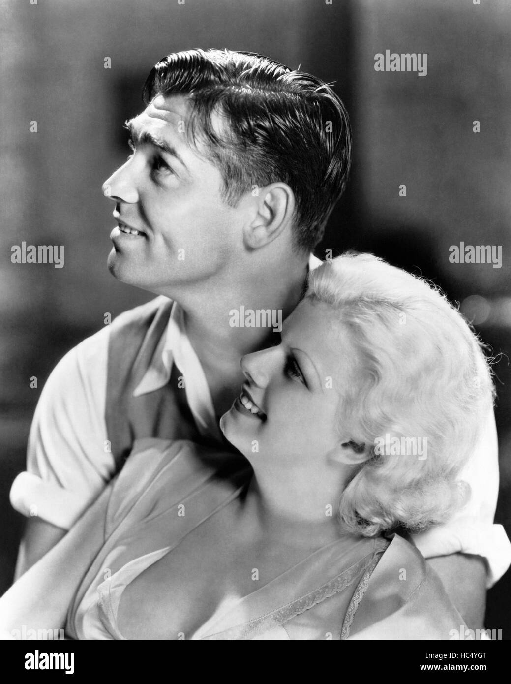 RED DUST, from left, Clark Gable, Jean Harlow, 1932 Stock Photo - Alamy
