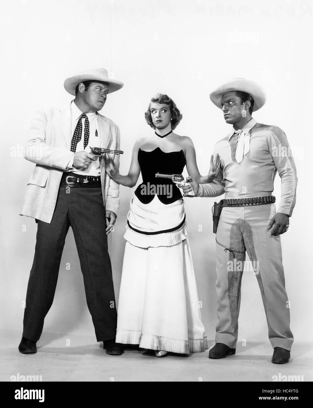 RED GARTERS, Jack Carson, Rosemary Clooney, Guy Mitchell, 1954 Stock ...