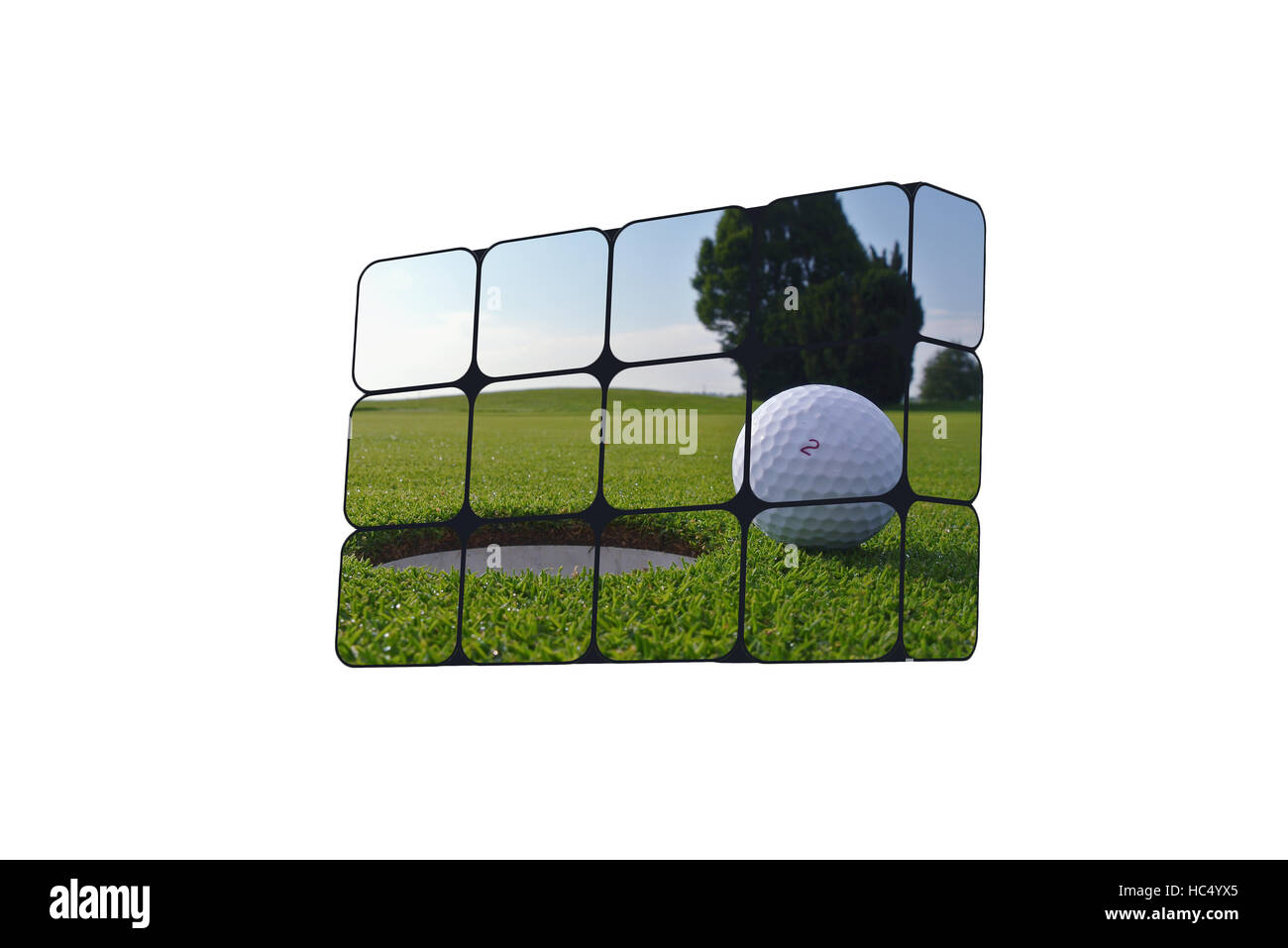 Playing golf golf course ball hi-res stock photography and images - Alamy
