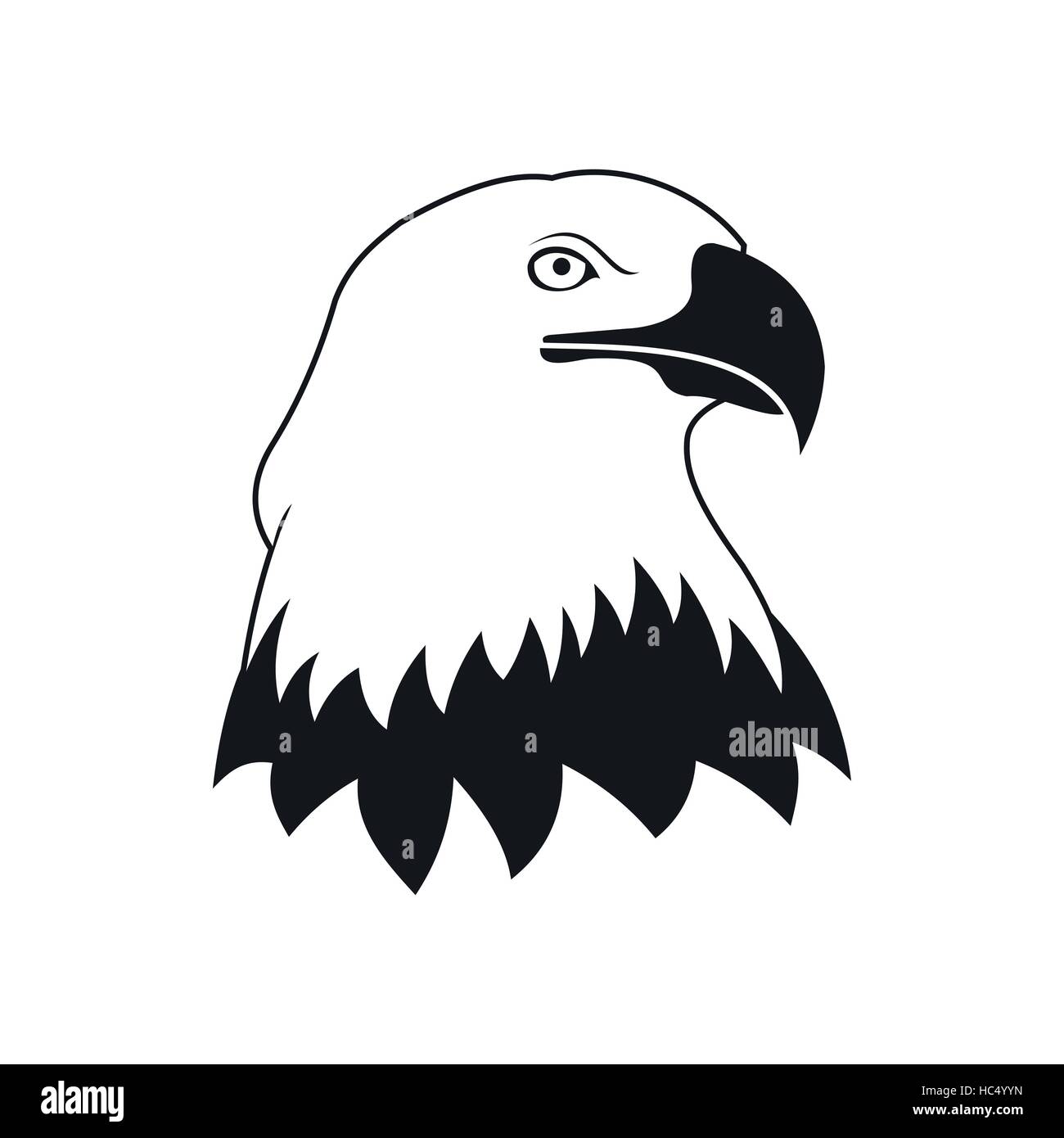 Bald eagle icon Stock Vector Image & Art - Alamy