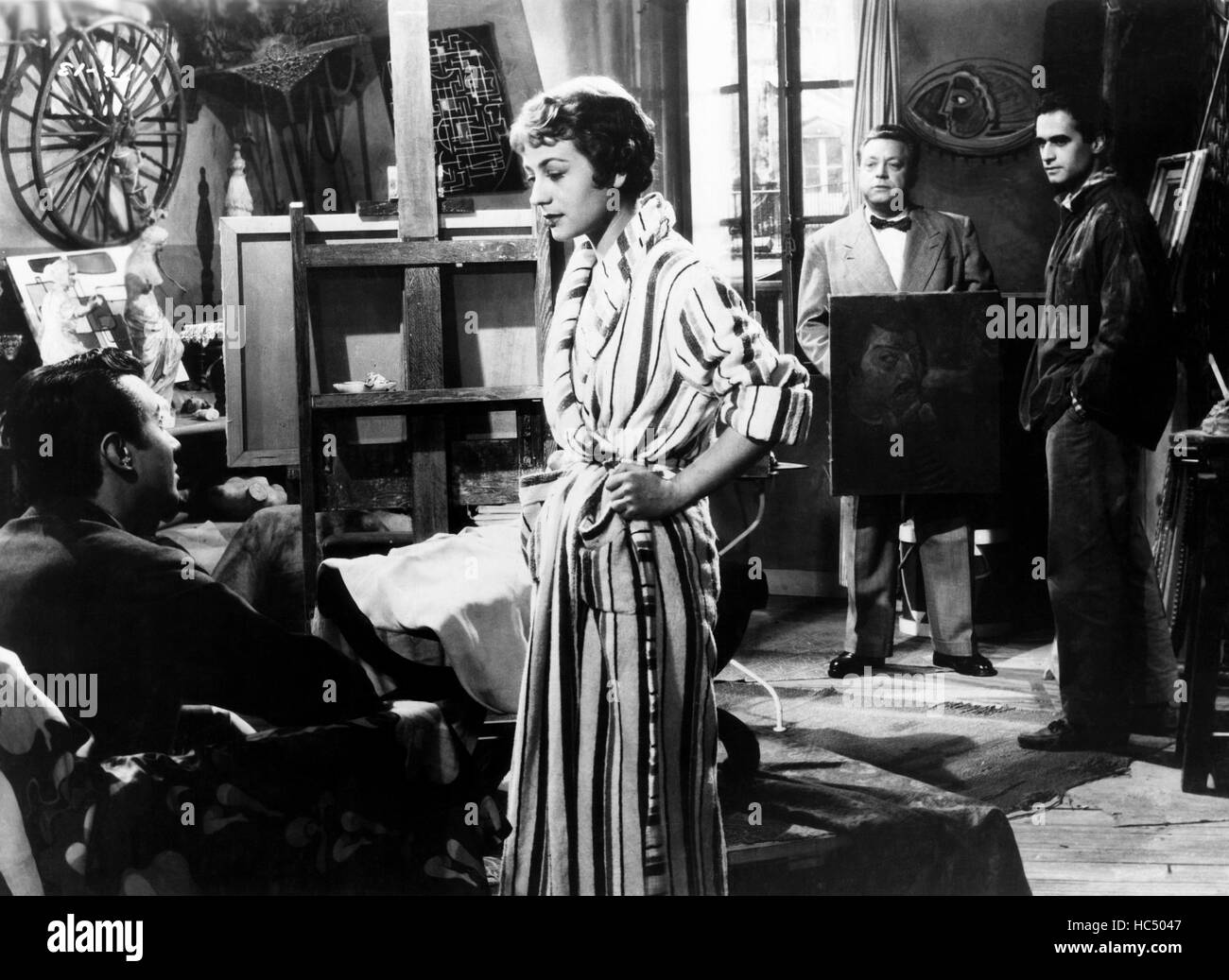 REPRODUCTION INTERDITE, (aka THE SCHEMER), from left, Michel Auclair ...