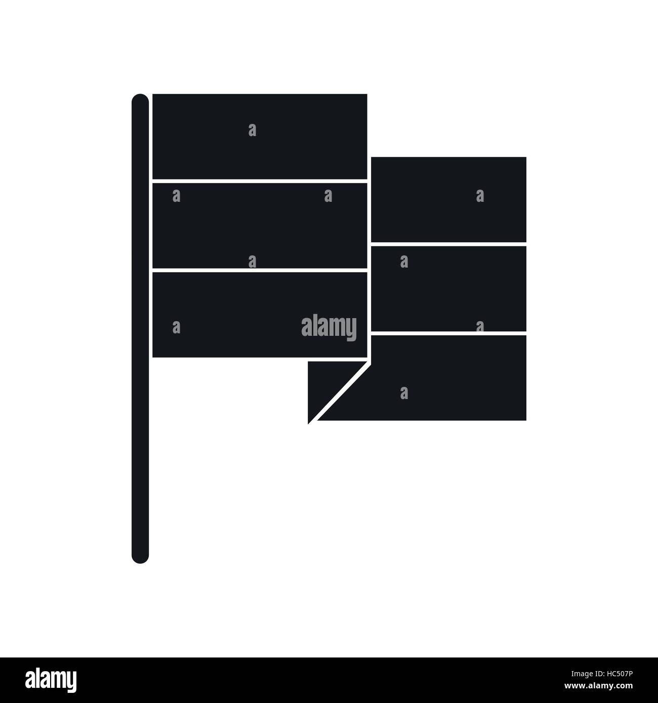 Blowing pride flag Stock Vector Images - Alamy