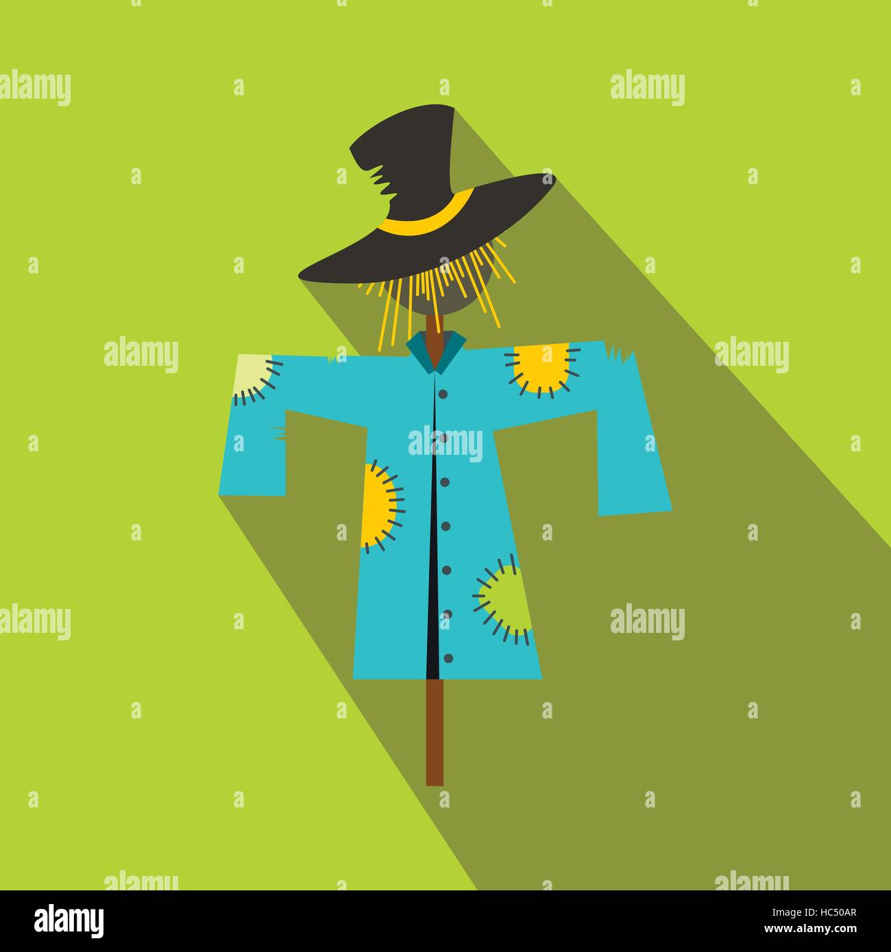 Male scarecrow Stock Vector Images - Alamy