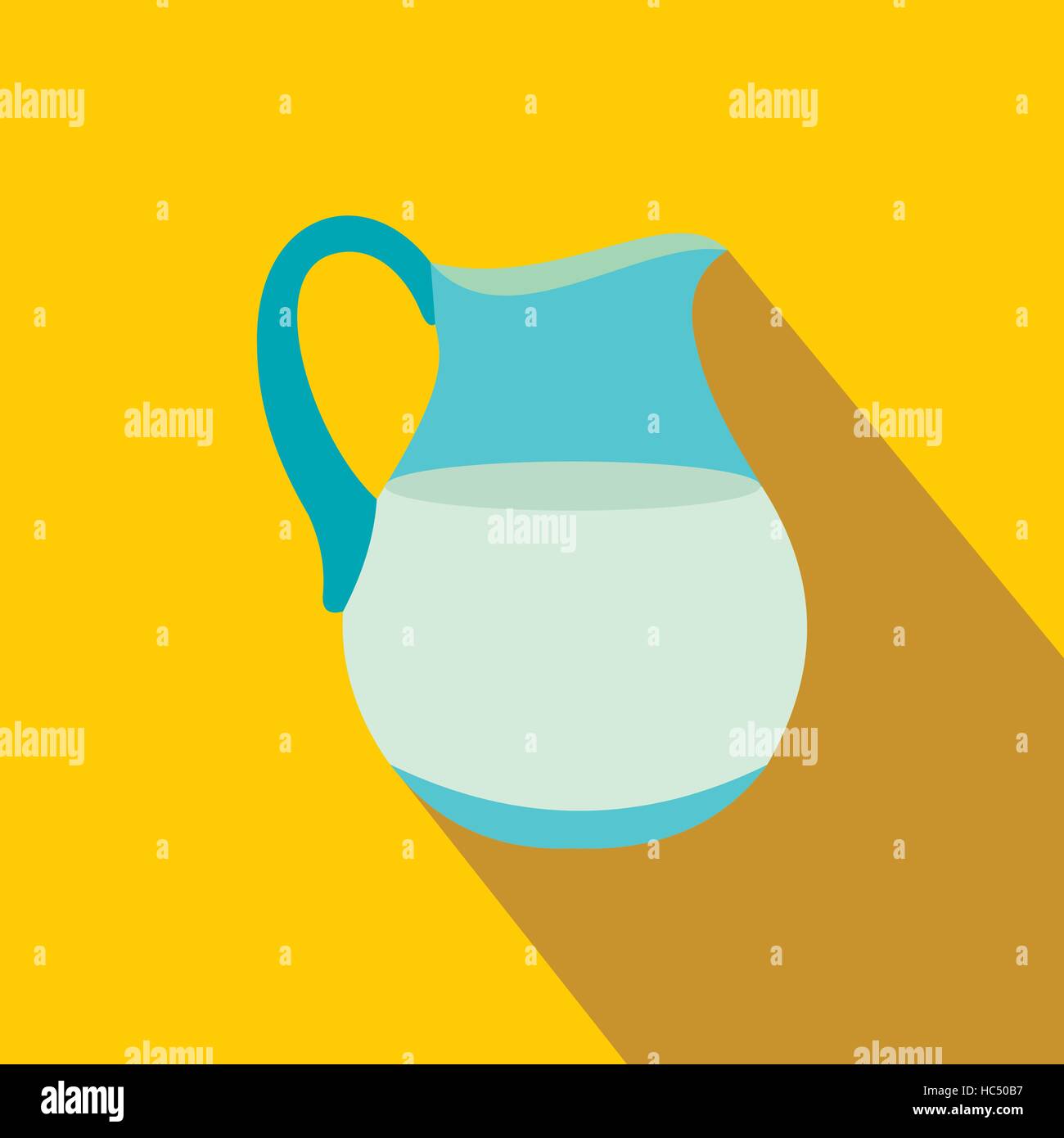 Jug of milk flat icon Stock Vector Image & Art - Alamy
