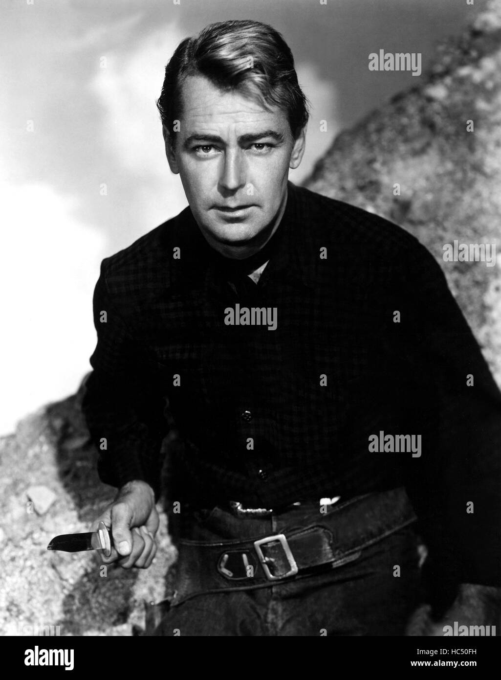 RED MOUNTAIN, Alan Ladd, 1951 Stock Photo - Alamy