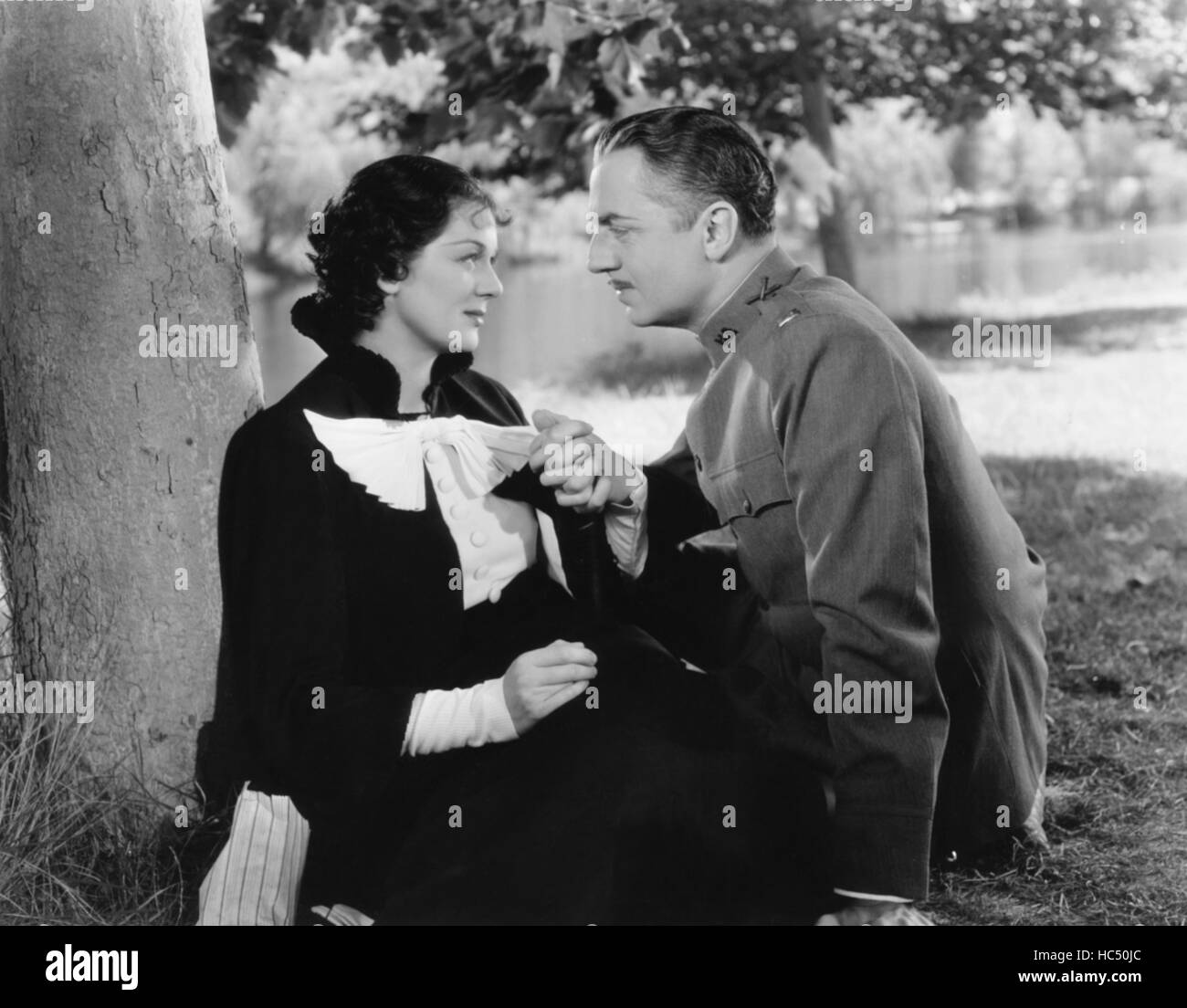 Rendezvous From Left Rosalind Russell William Powell 1935 Stock
