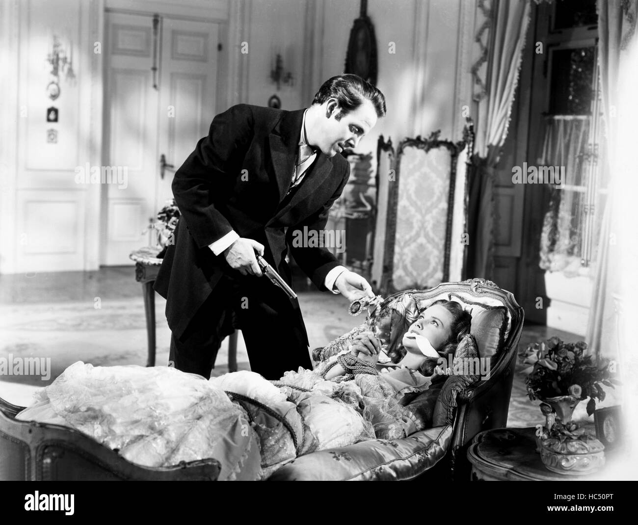 THE RETURN OF MONTE CRISTO, from left, Louis Hayward, Barbara Britton ...