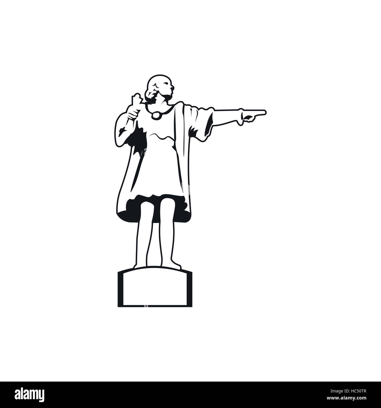 Scenic sculpture Stock Vector Images - Alamy