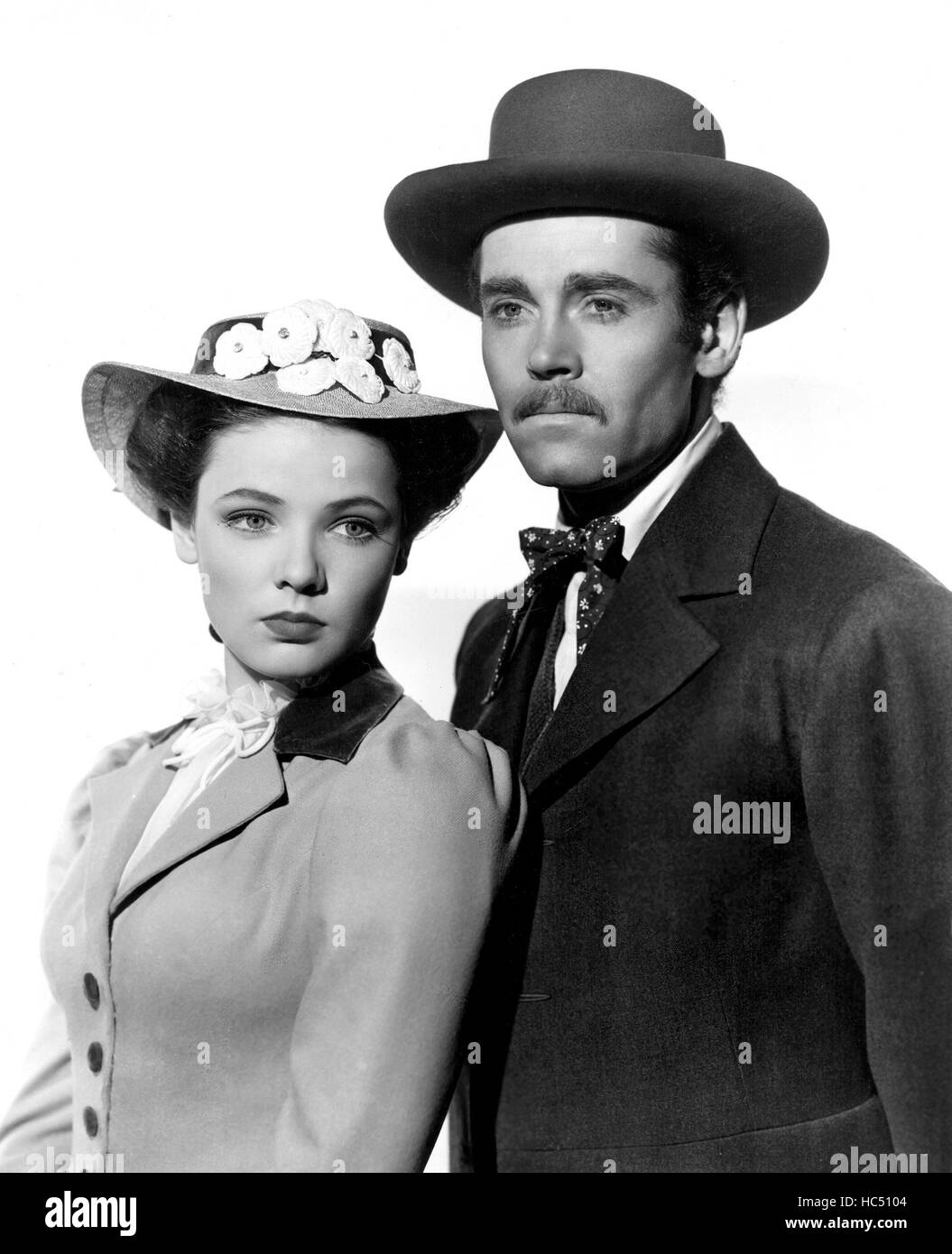 THE RETURN OF FRANK JAMES, Henry Fonda, Gene Tierney, 1940. TM and ...