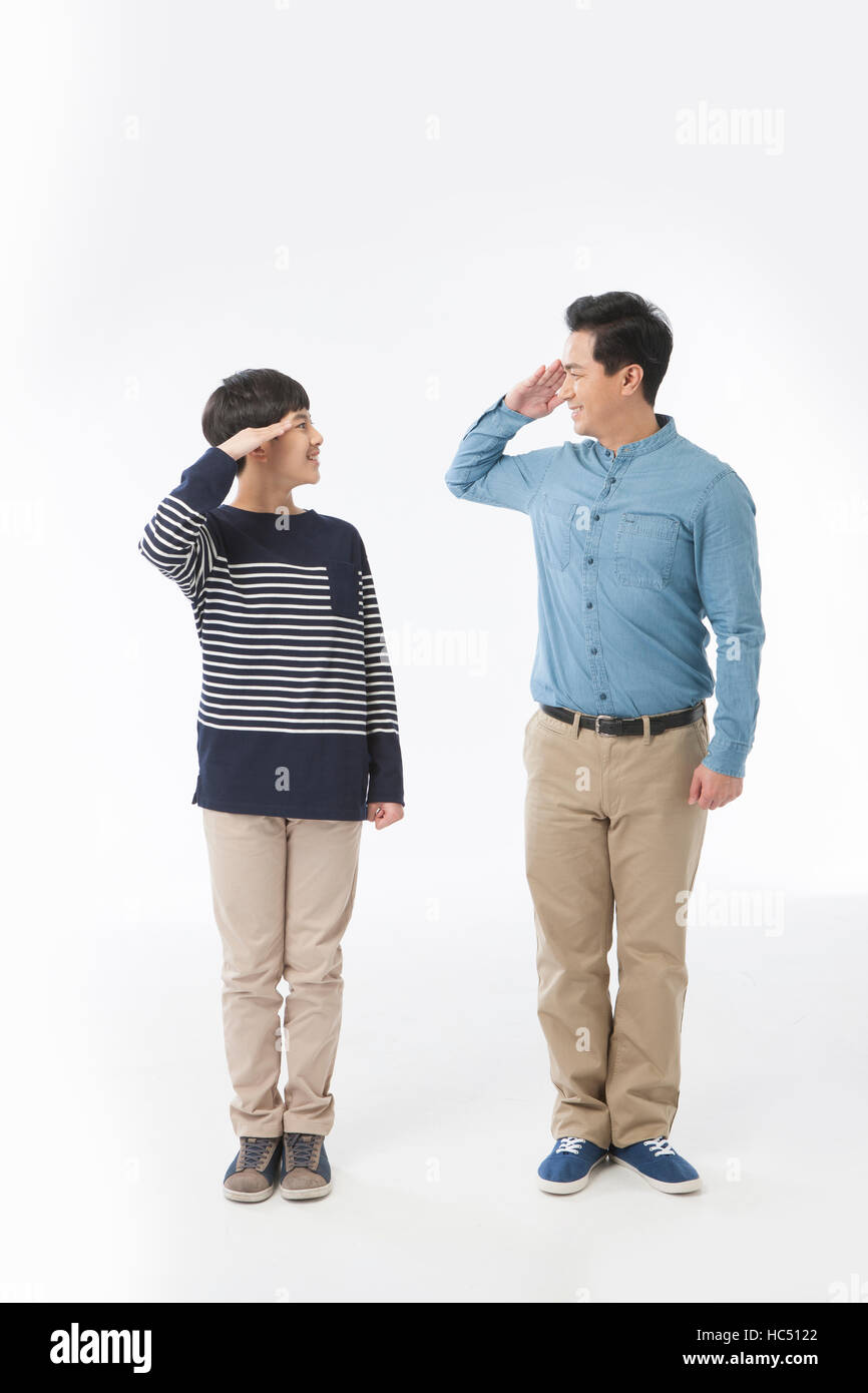 Standing greeting laughing face to face hi-res stock photography and ...