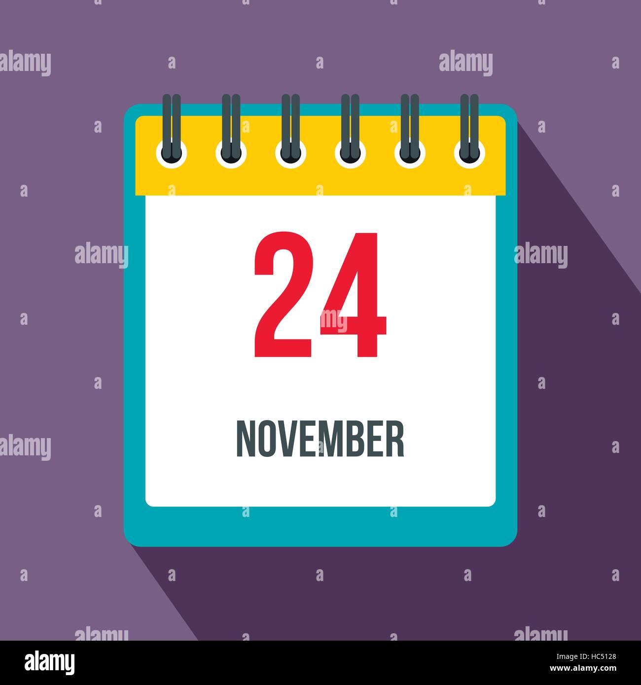 April Calendar Icon Vector Flat Illustration Style Month High ...