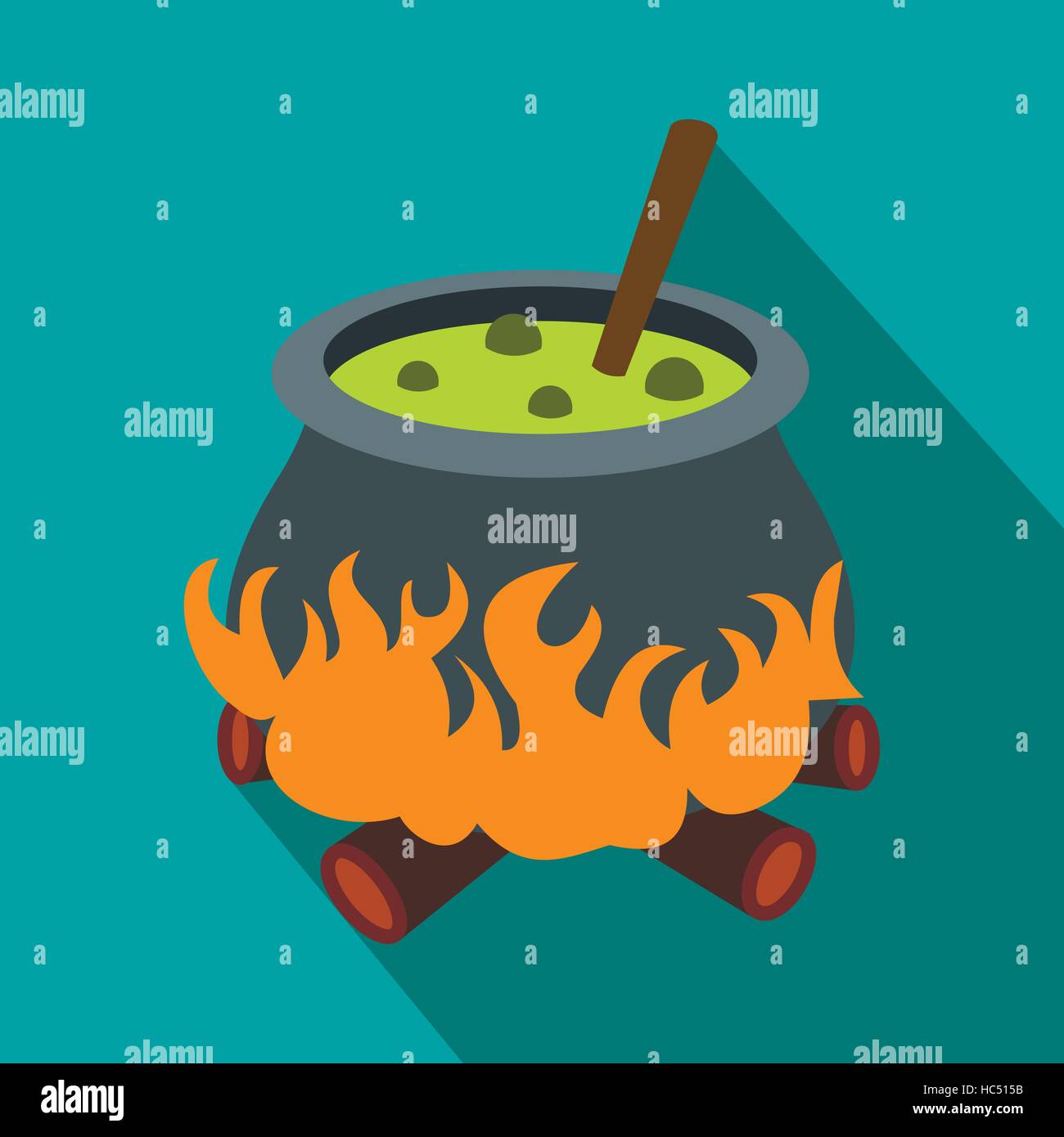 Cooking Cauldron Icon Grunge Illustration Stock Photos & Cooking ...