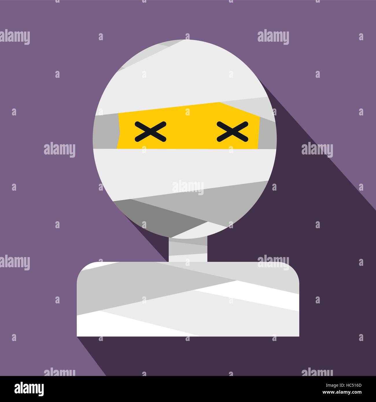 Mummy icon flat hi-res stock photography and images - Alamy
