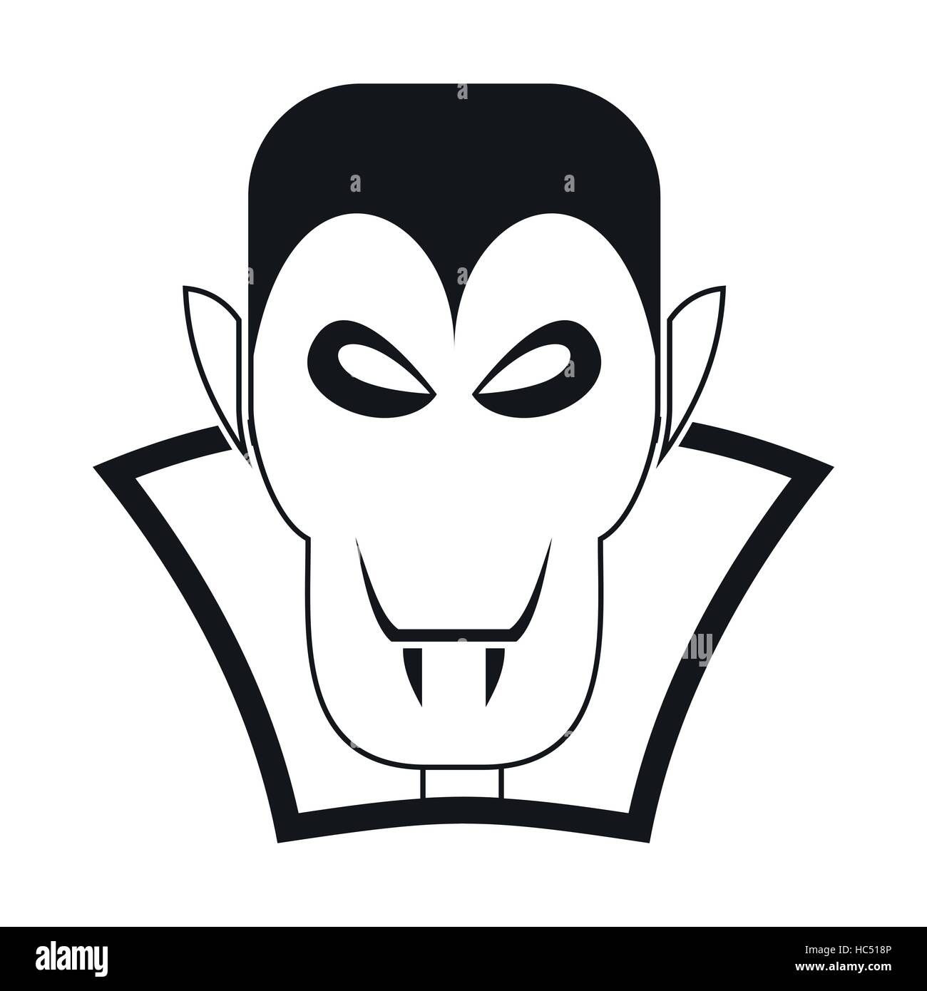 Vampire dracula icon Stock Vector Image & Art - Alamy