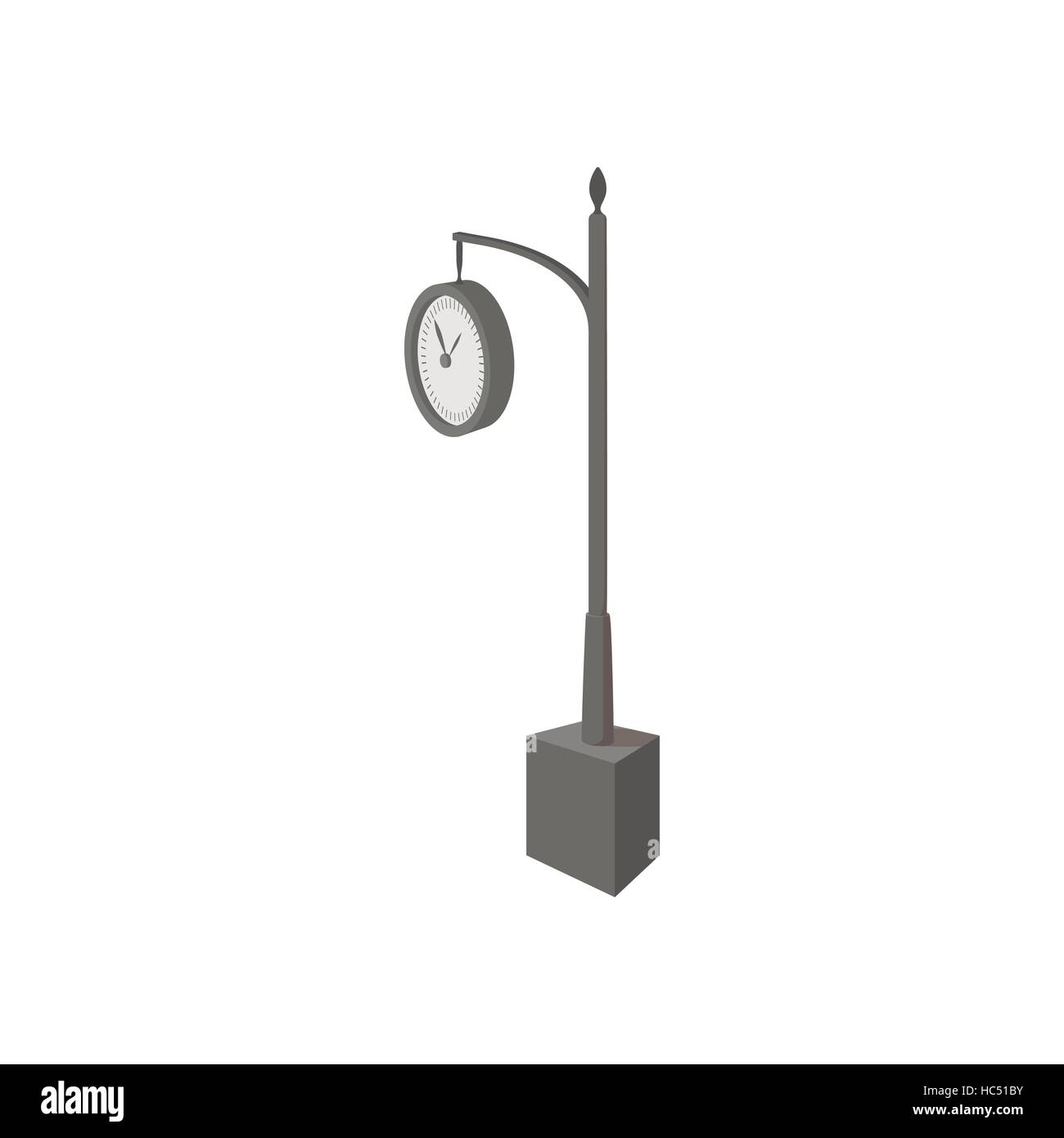 Train station clock cartoon icon Stock Vector Image & Art - Alamy