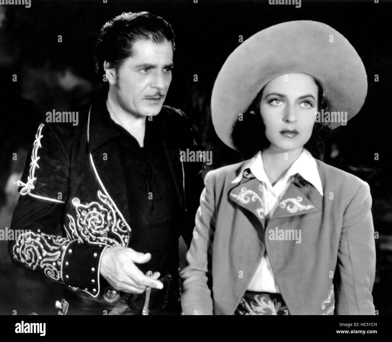 THE ROBIN HOOD OF EL DORADO, Warner Baxter, Ann Loring, 1936 Stock ...