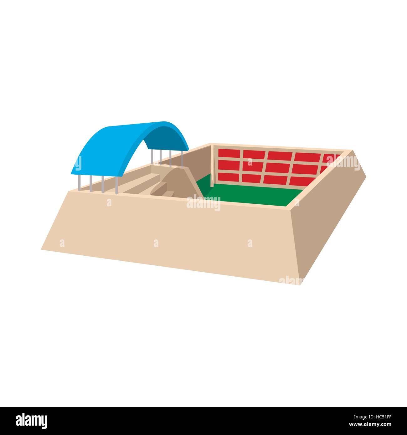 Sports stadium cartoon icon Stock Vector Image & Art - Alamy