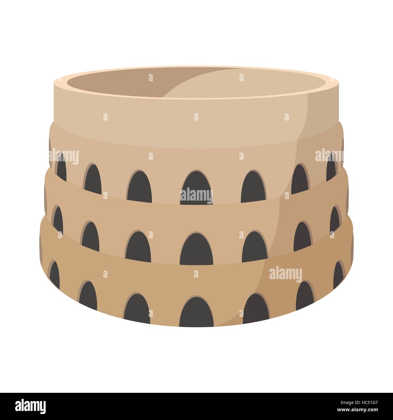 Roman Colosseum cartoon icon Stock Vector Image & Art - Alamy