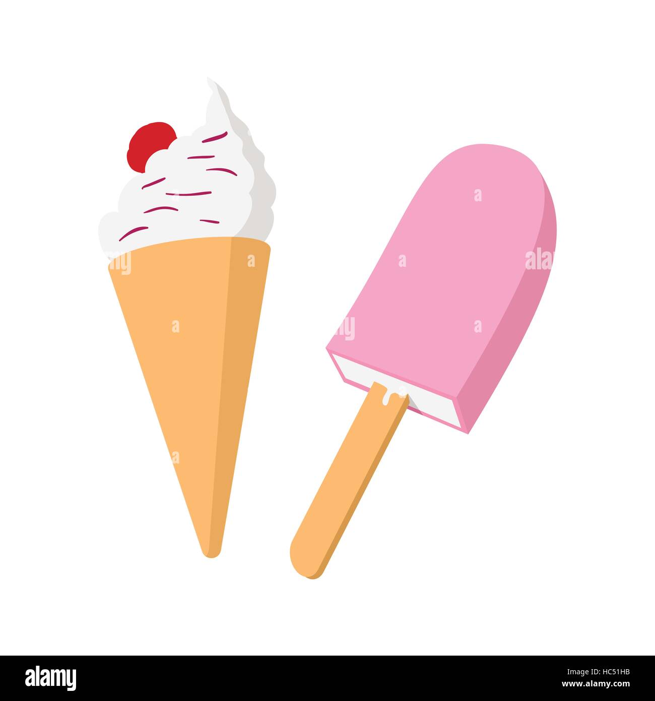 Ice cream cartoon icon Stock Vector Image & Art - Alamy