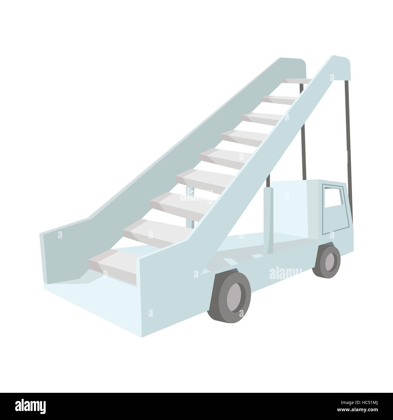 Gangway of the plane cartoon icon Stock Vector Image & Art - Alamy