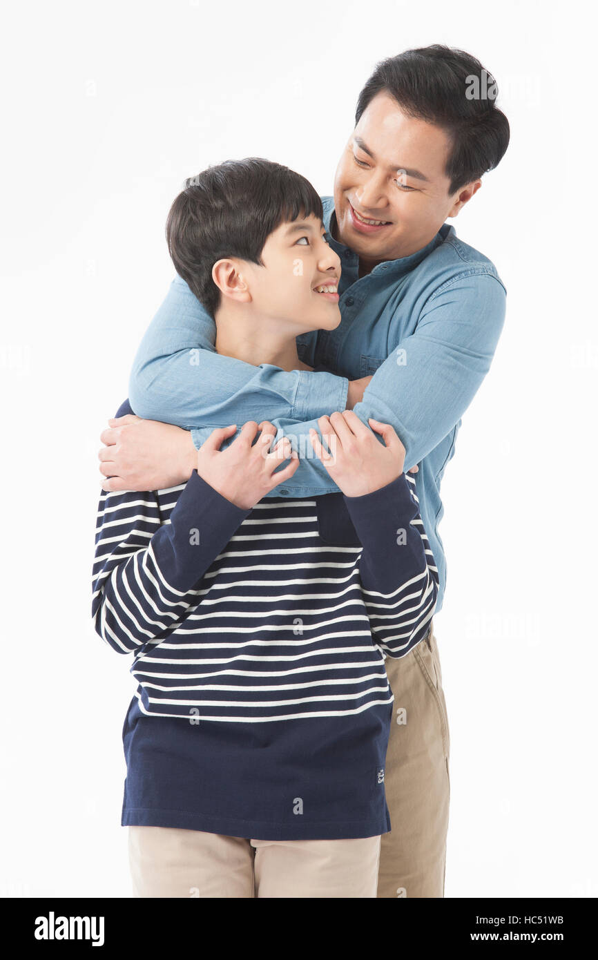 Face to face hugging hi-res stock photography and images - Alamy