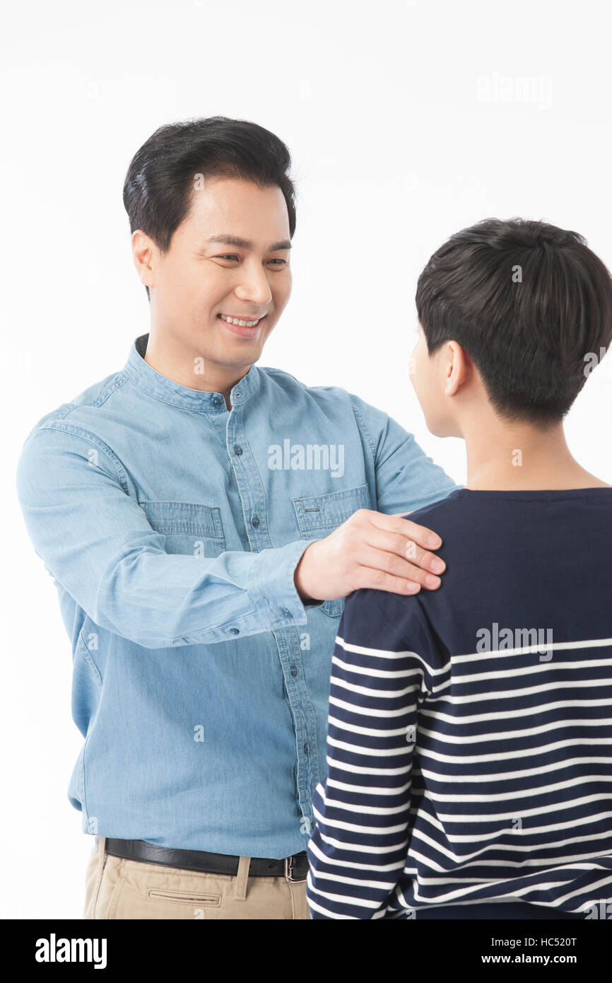 Touching shoulder hi-res stock photography and images - Alamy