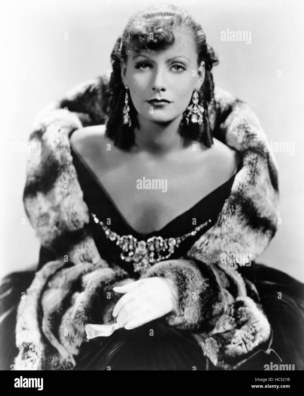 ROMANCE, Greta Garbo, portrait by George Hurrell, 1930 Stock Photo - Alamy