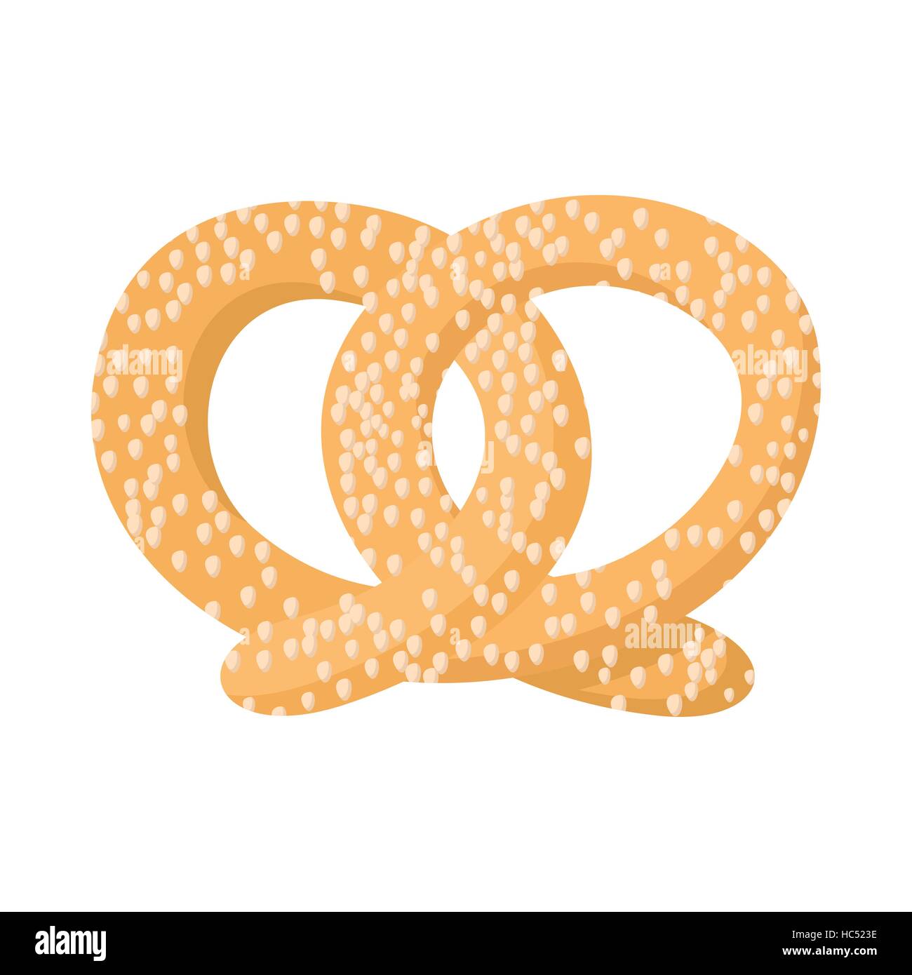 Pretzel cartoon icon Stock Vector Image & Art - Alamy