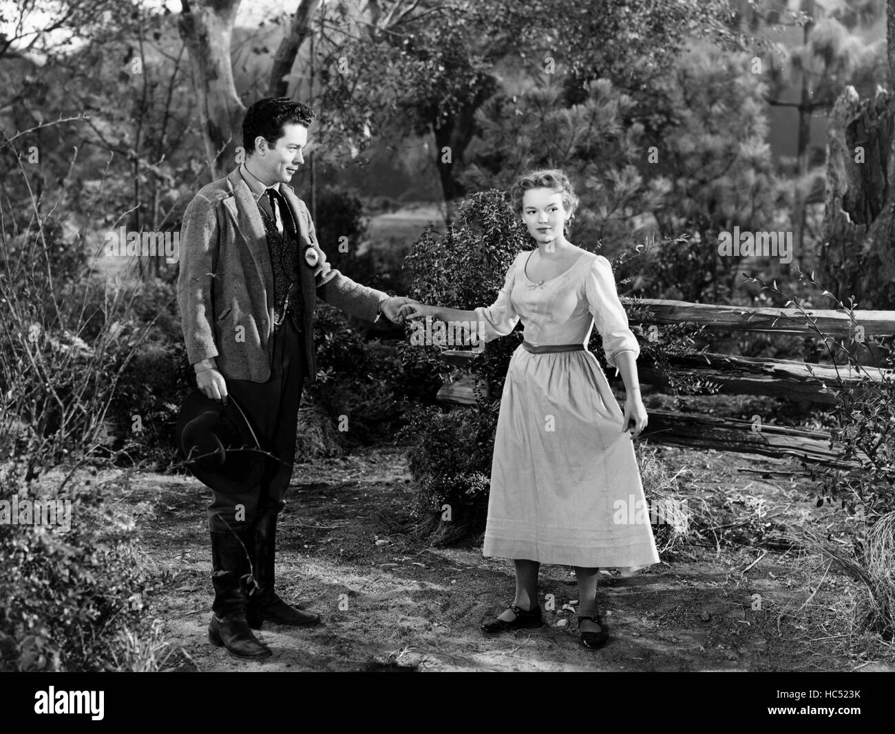 ROSEANNA McCOY, from left, Arthur Franz, Joan Evans, 1949 Stock Photo ...