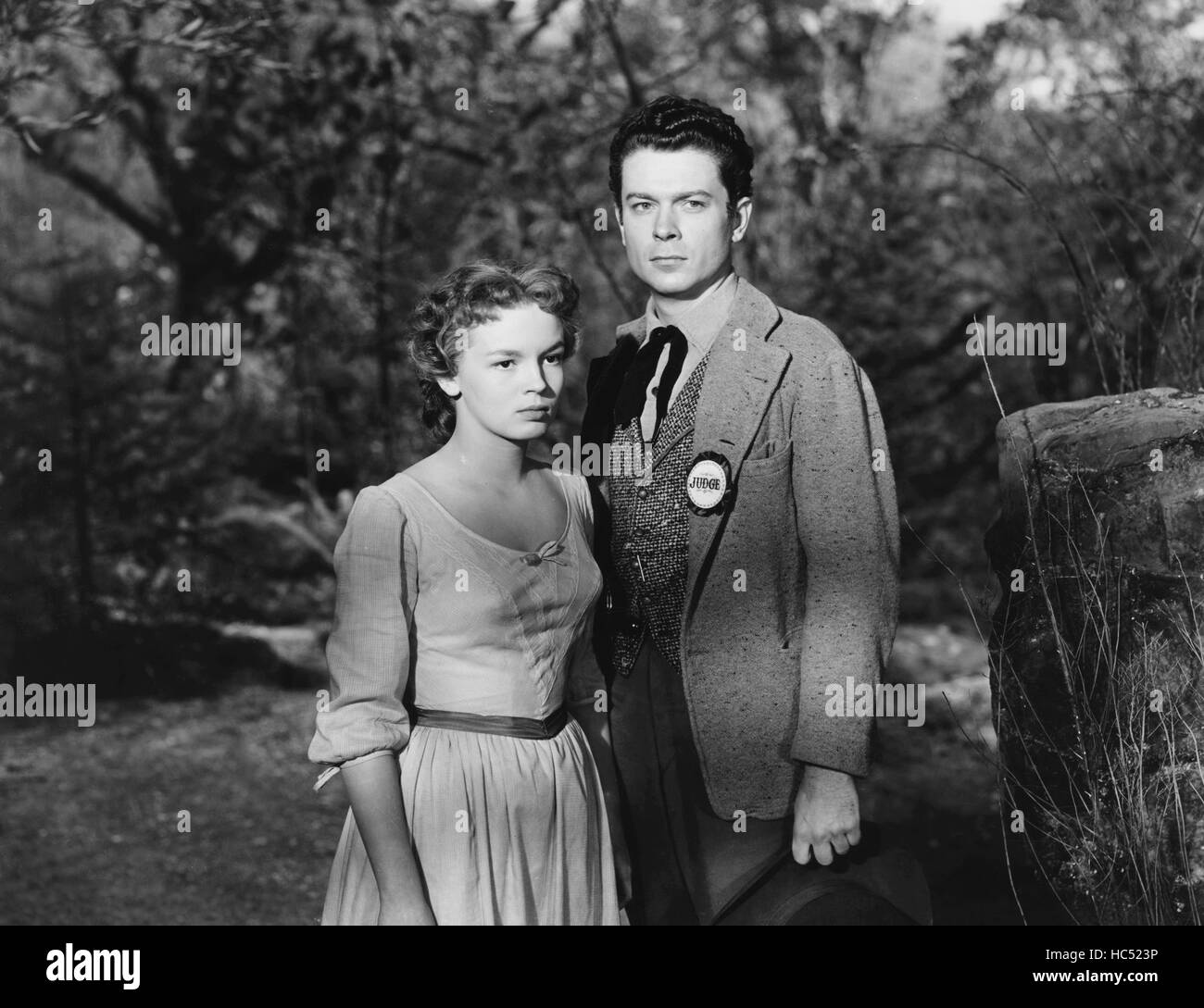 ROSEANNA McCOY, from left, Joan Evans, Arthur Franz, 1949 Stock Photo ...